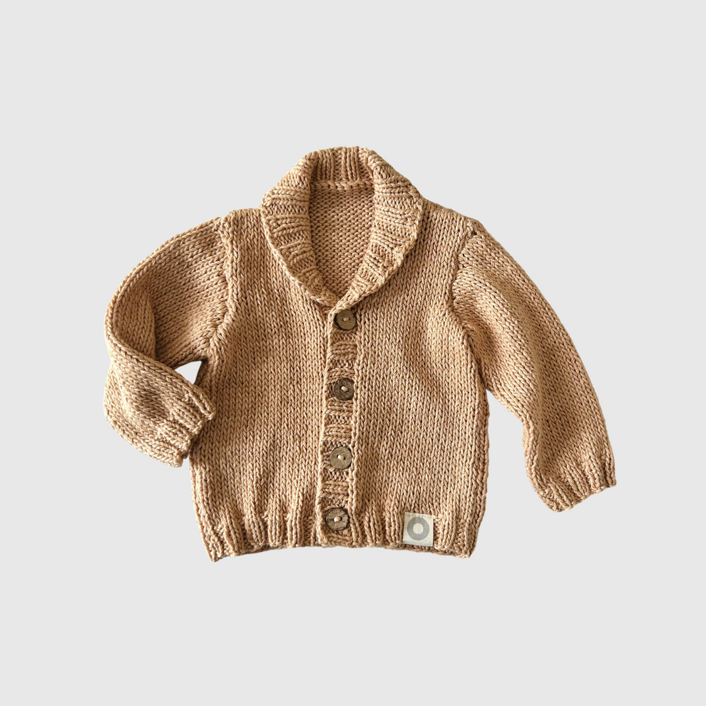 Aaron Cardigan - Camel – Olive by Clare